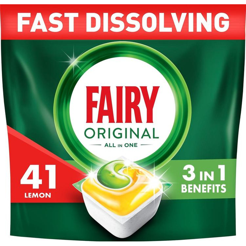 Nõudepesumasina tabletid Fairy Original Allin1 41tk – Soodsamalt.ee