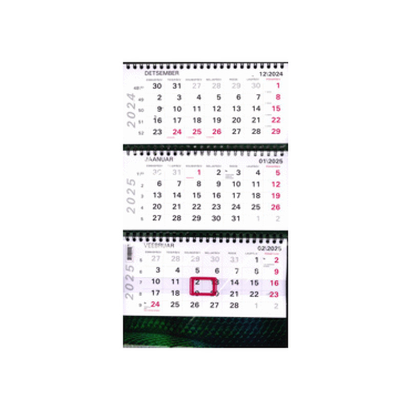 Kalender Mini-trio 2025 Maoaasta – Soodsamalt.ee